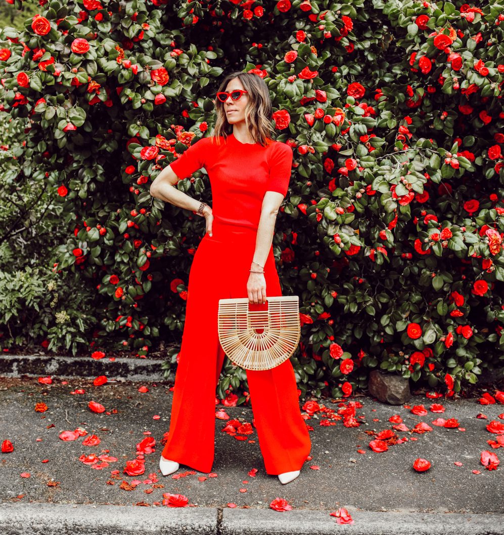 Red Monochromatic Look - Sportsanista | Seattle Fashion Blog